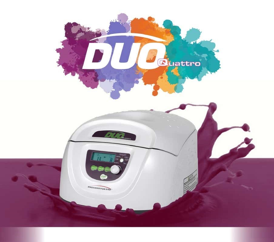 DUOQUATTRO* - Sistem Complet Centrifugare PRF - GURSK